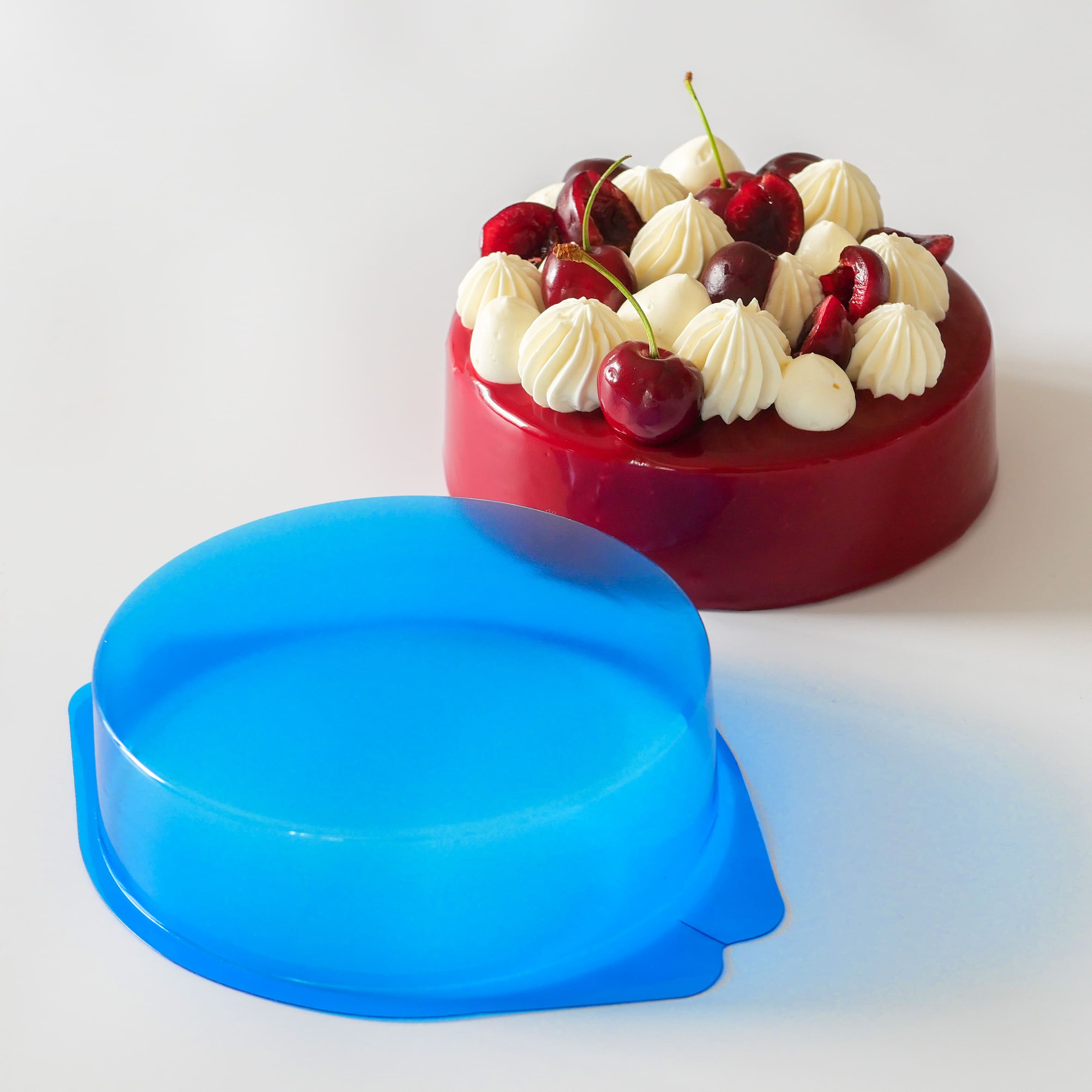 Moules déchirables et jetables pour entremets ronds à bords droits