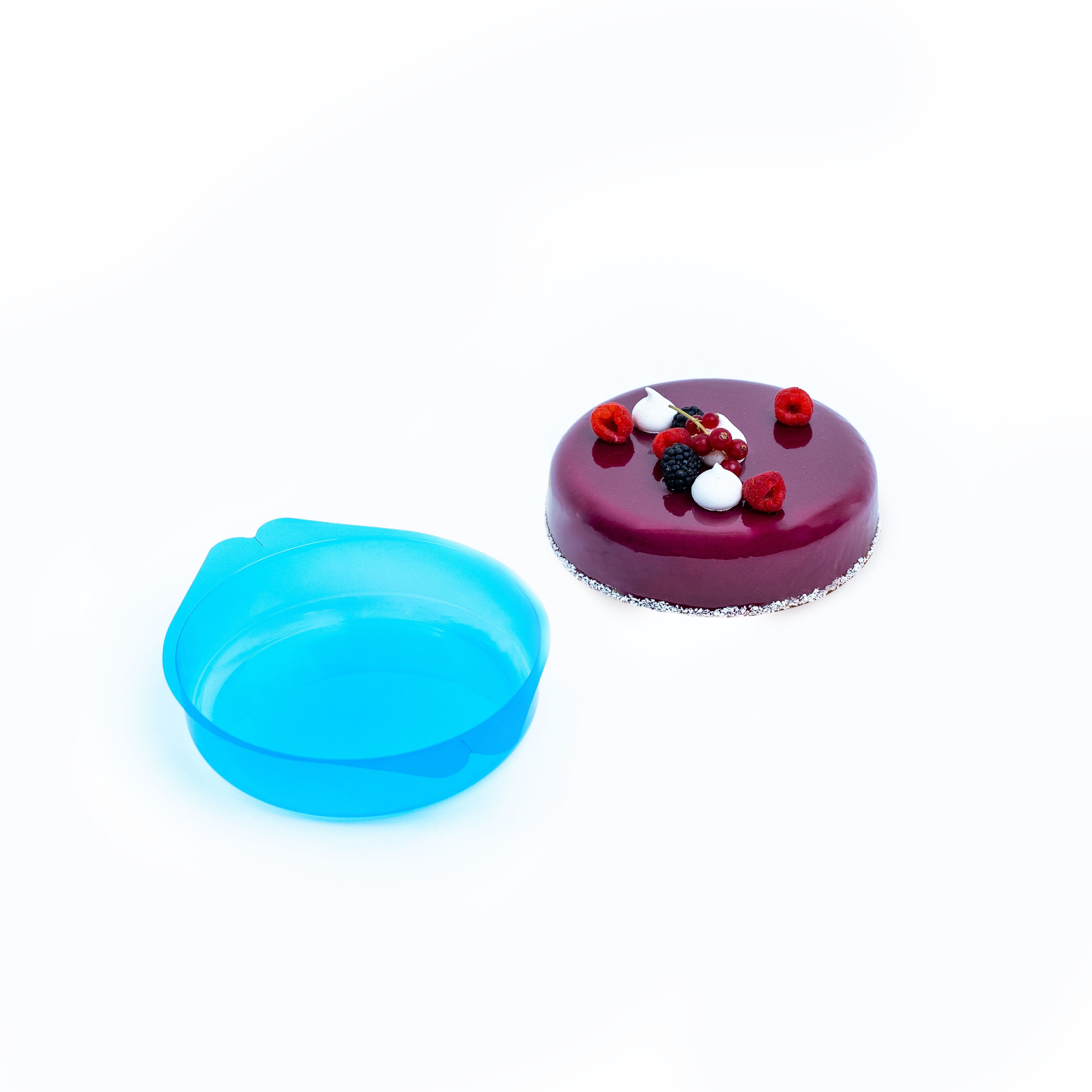 Moule entremets ronds à bords arrondis jetables | Boutique Petit