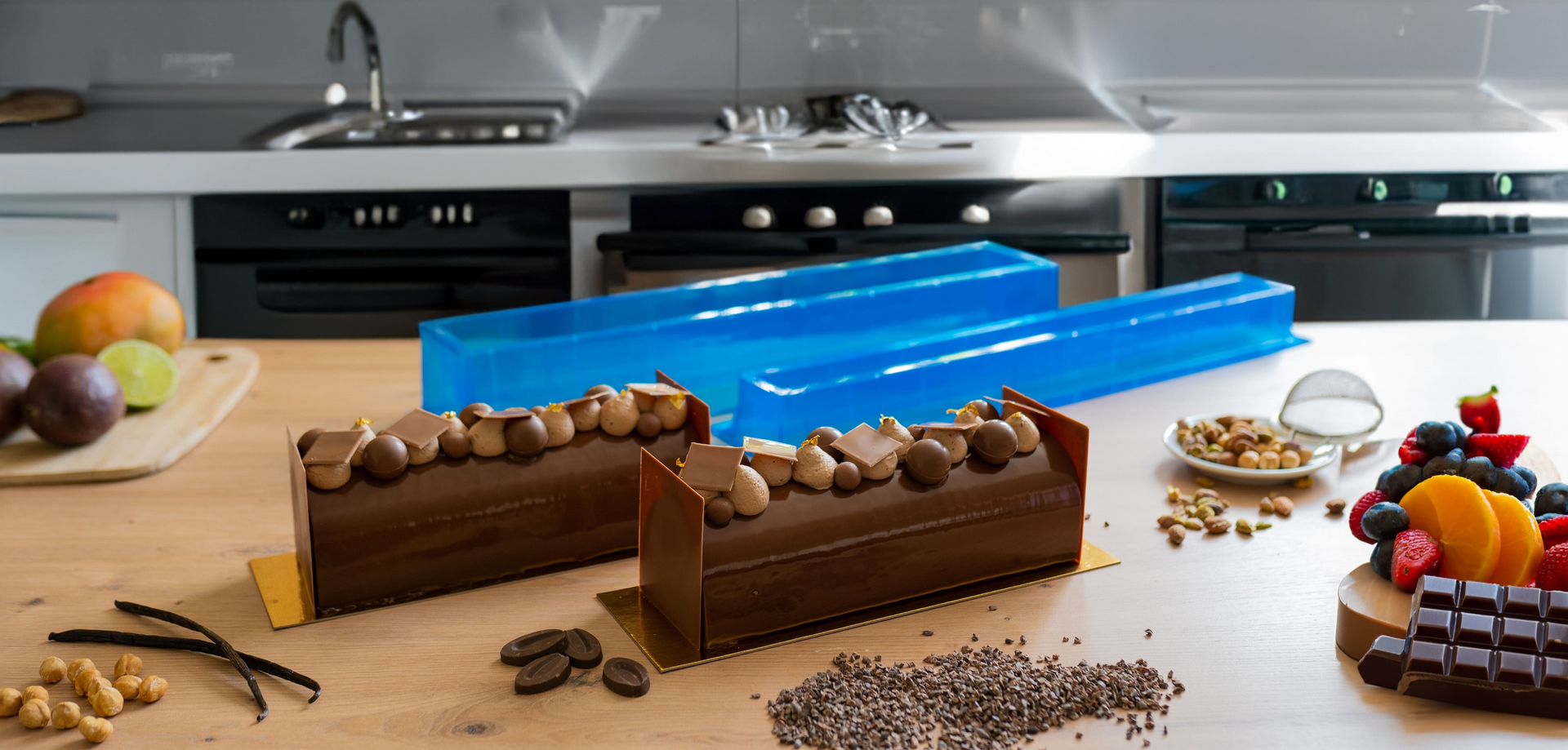 Moules à bûches de qualité professionnelle, fabriqués en France