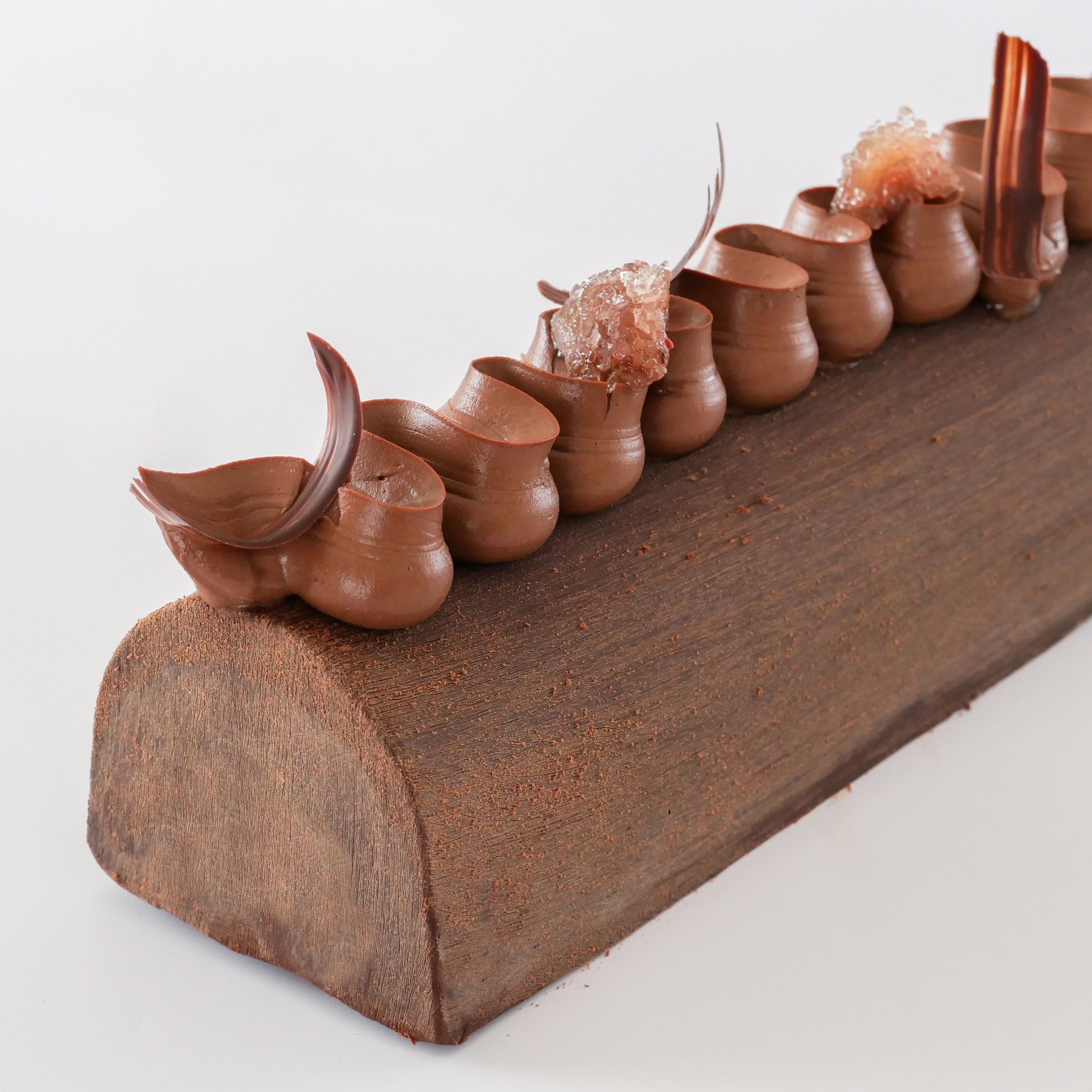 Log mold for professional pastry chef - U shape (half round)