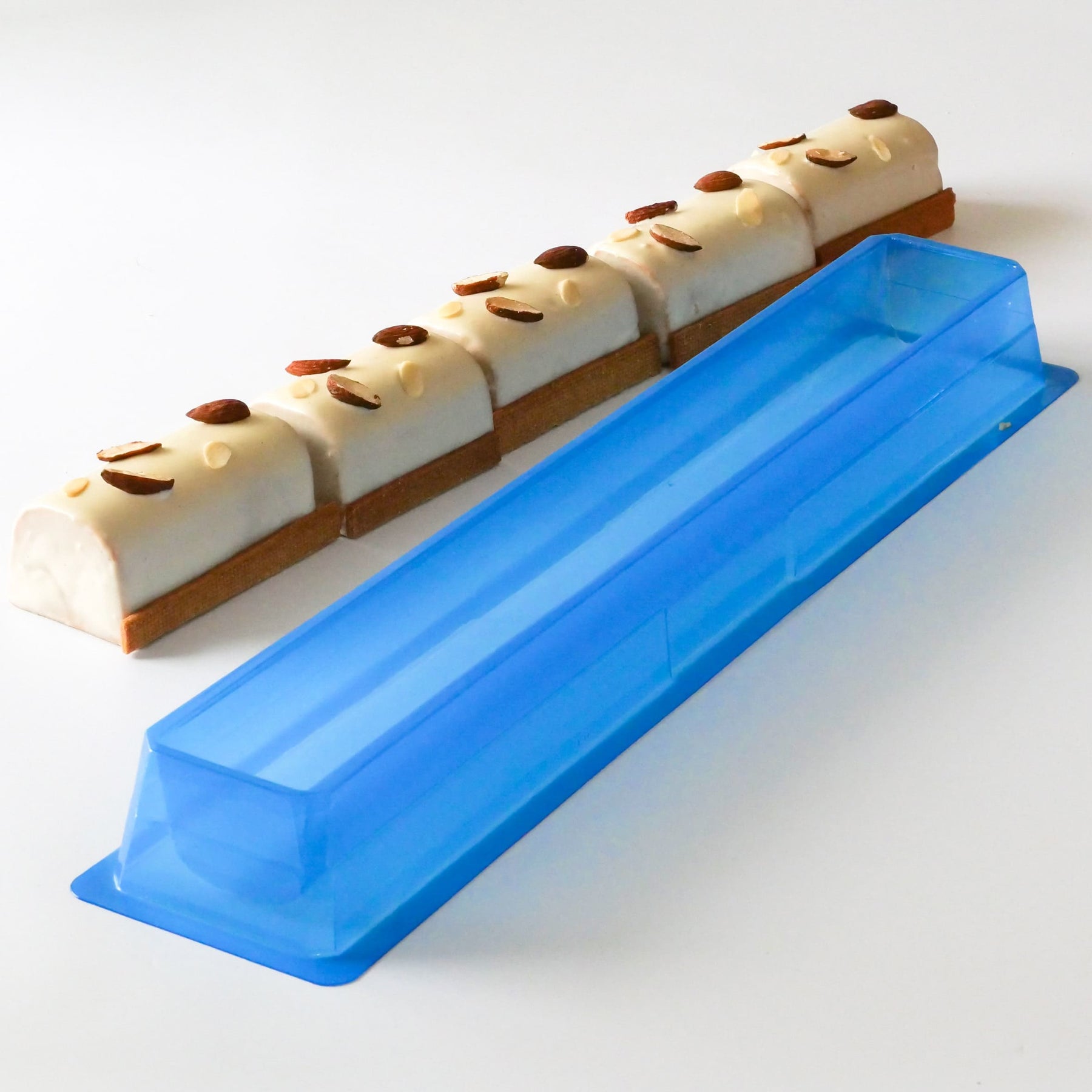 Yule log mold for professional pastry chef half round shape – Boutique ...