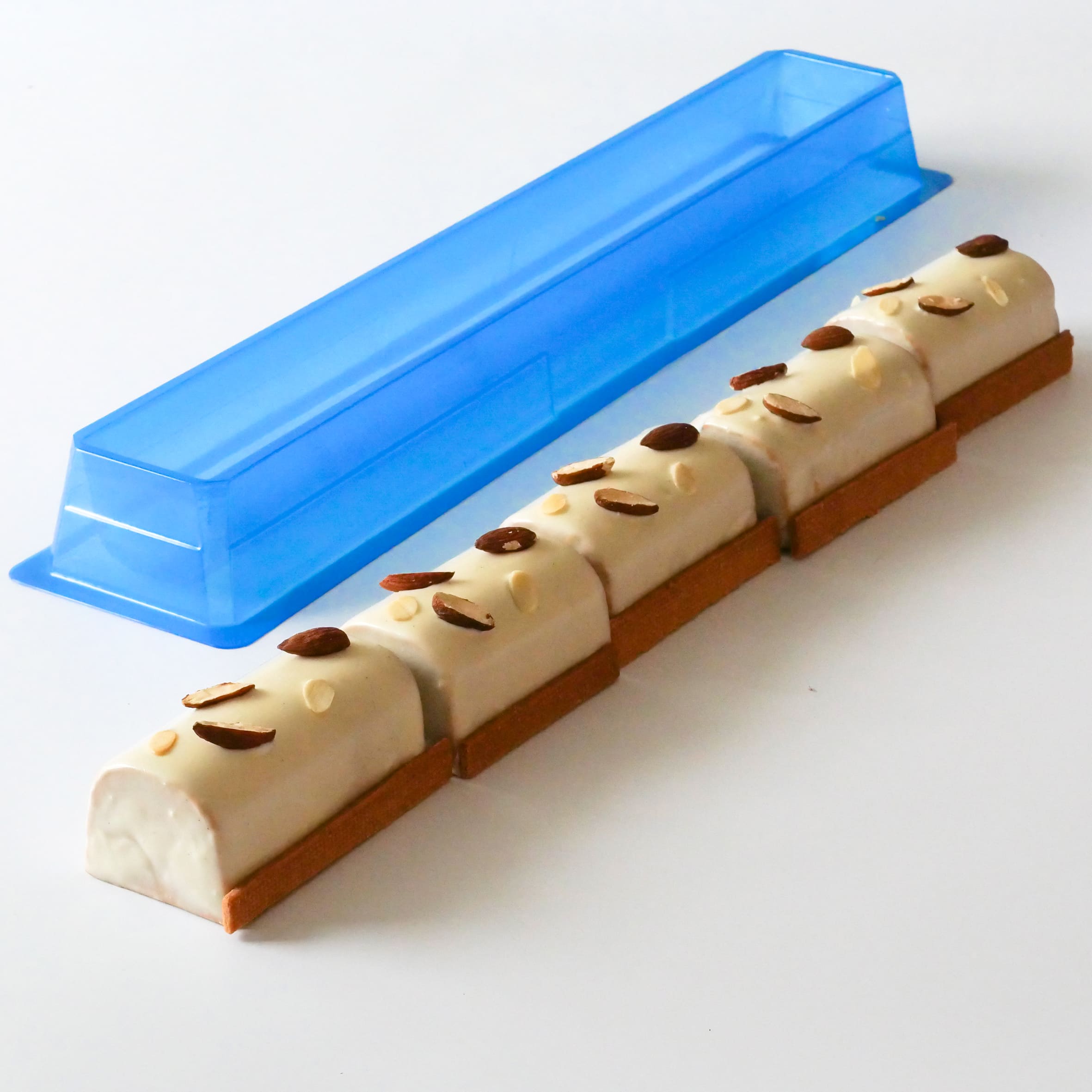 Yule log mold for professional pastry chef half round shape – Boutique ...