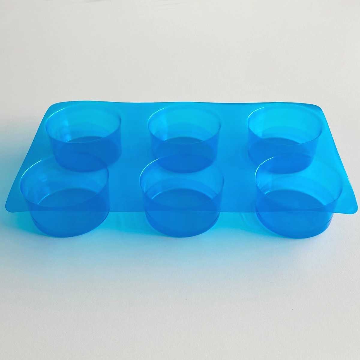 Tray mold for 6 individual desserts Ø75 - Increased mass production ...